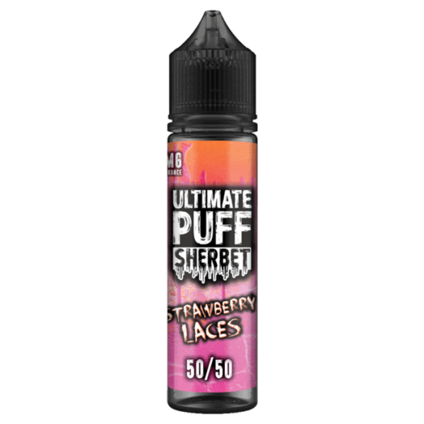 Strawberry Laces Sherbet 50ml E Liquid 50 50 Ultimate Puff Uk Vape