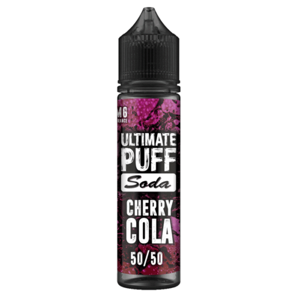 CHERRY COLA SODA 50ML E-LIQUID 50/50 ULTIMATE PUFF | UK Vape Store | E ...