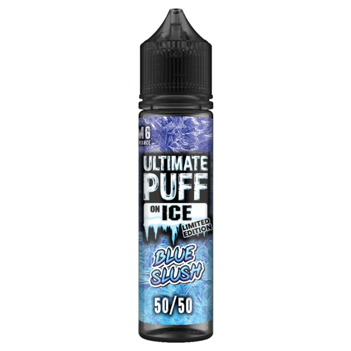 BLUE SLUSH ON-ICE 50ML E-LIQUID 50/50 ULTIMATE PUFF | UK Vape Store | E ...