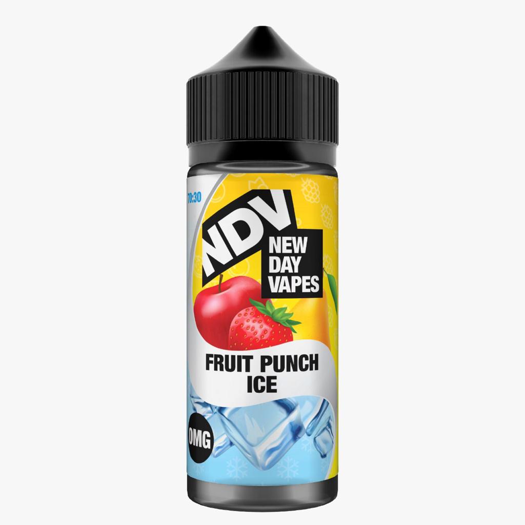 Buy FRUIT PUNCH ICE 100ML E LIQUID NEW DAY VAPES (NDV) Online Shopping ...