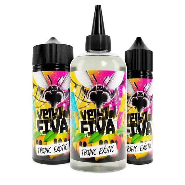 Buy TROPIC EXOTIC 200ML E LIQUID YELLOW FIVA - E-Cig Clouds