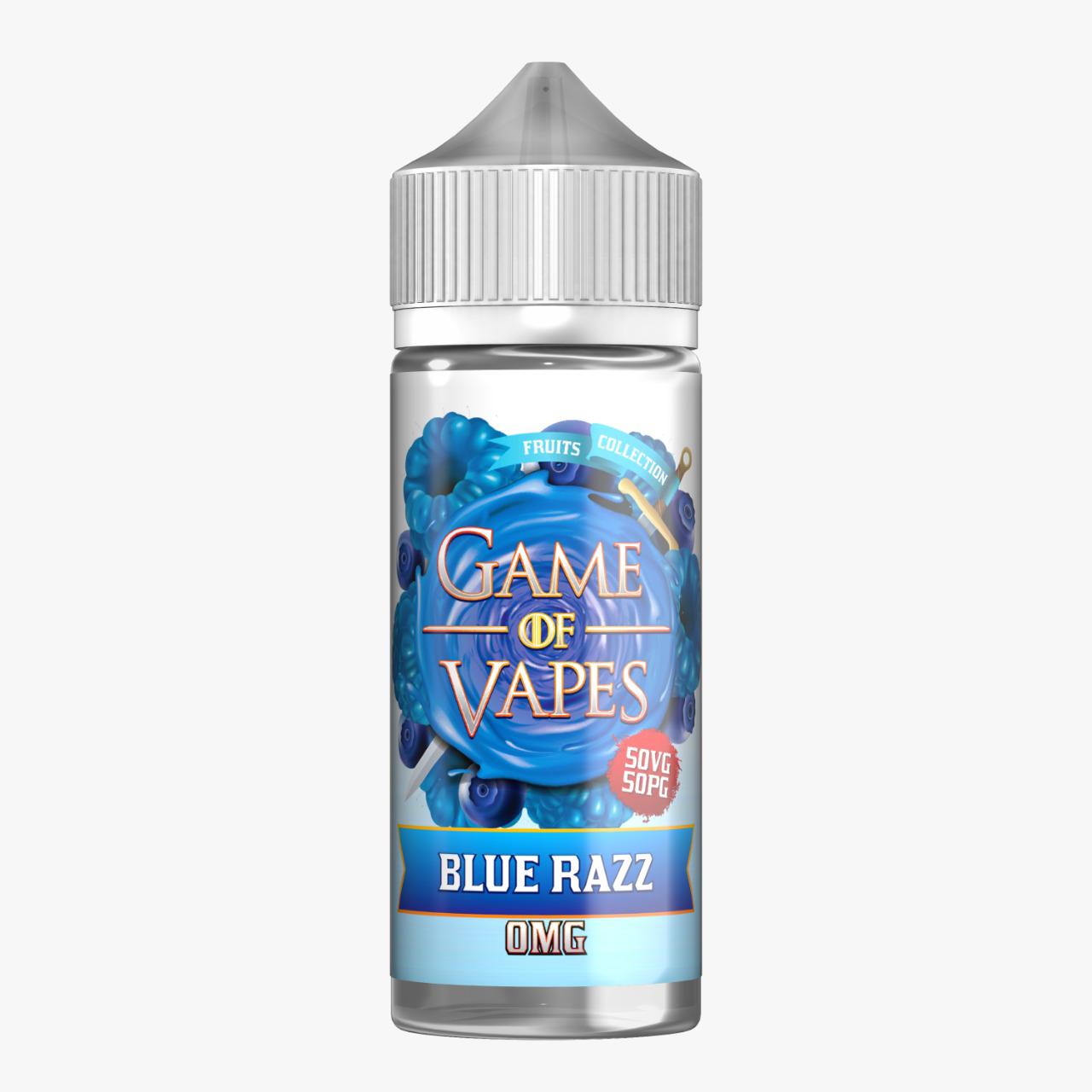 Buy BLUE RAZZ 100ML E LIQUID GAME OF VAPES Online Shopping - E-Cig Clouds