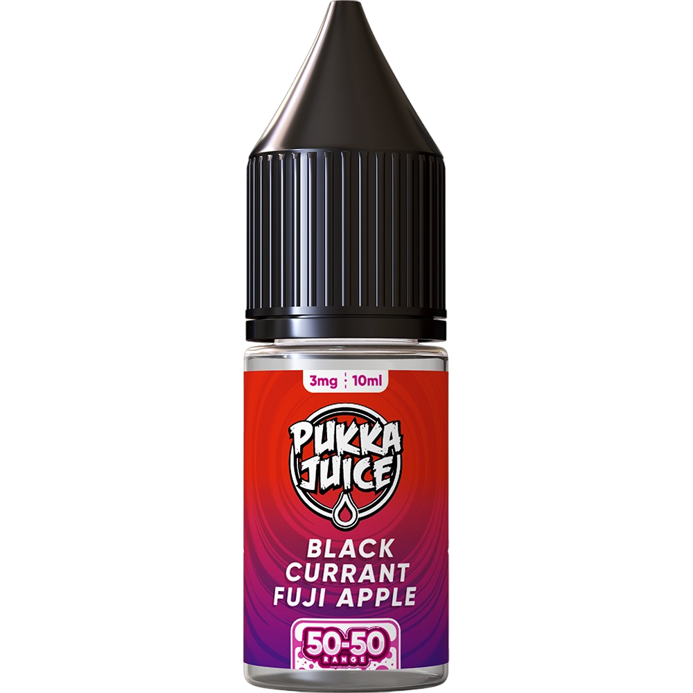 BLACK CURRANT FUJI APPLE 10 X 10ML E LIQUID 50/50 BY PUKKA JUICE | UK ...