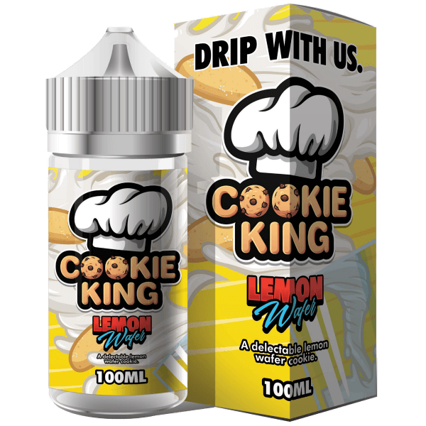 LEMON WAFER 100ML E-LIQUID COOKIE KING | UK Vape Store | E-Cig Clouds