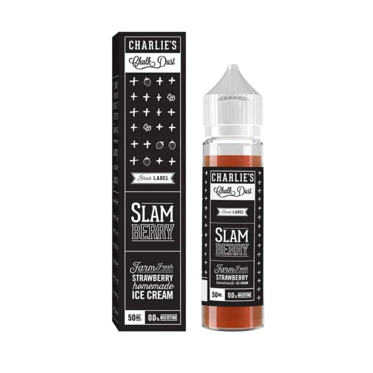 SLAMBERRY 50ML E LIQUID CHARLIES CHALK DUST | UK Vape Store | E-Cig Clouds