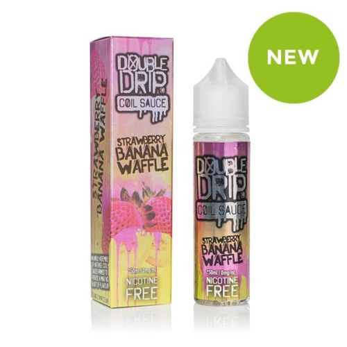 Buy STRAWBERRY BANANA WAFFLE E LIQUID 50ML BY DOUBLE DRIP Online ...