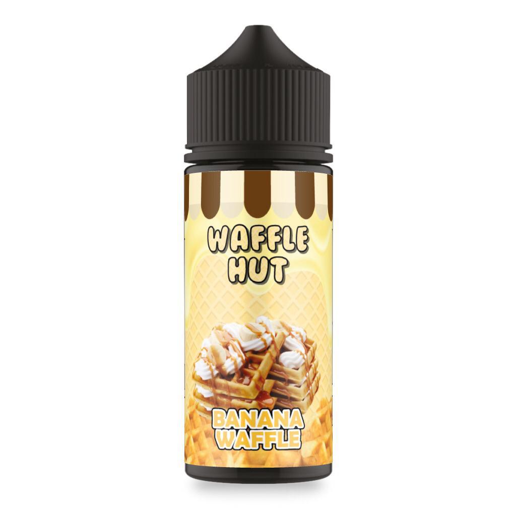 BANANA WAFFLE 100ML E LIQUID WAFFLE HUT | UK Vape Store | E-Cig Clouds