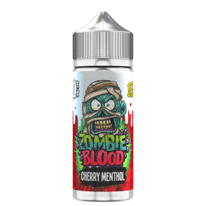 CHERRY MENTHOL 100ML E LIQUID ZOMBIE BLOOD | UK Vape Store | E-Cig Clouds
