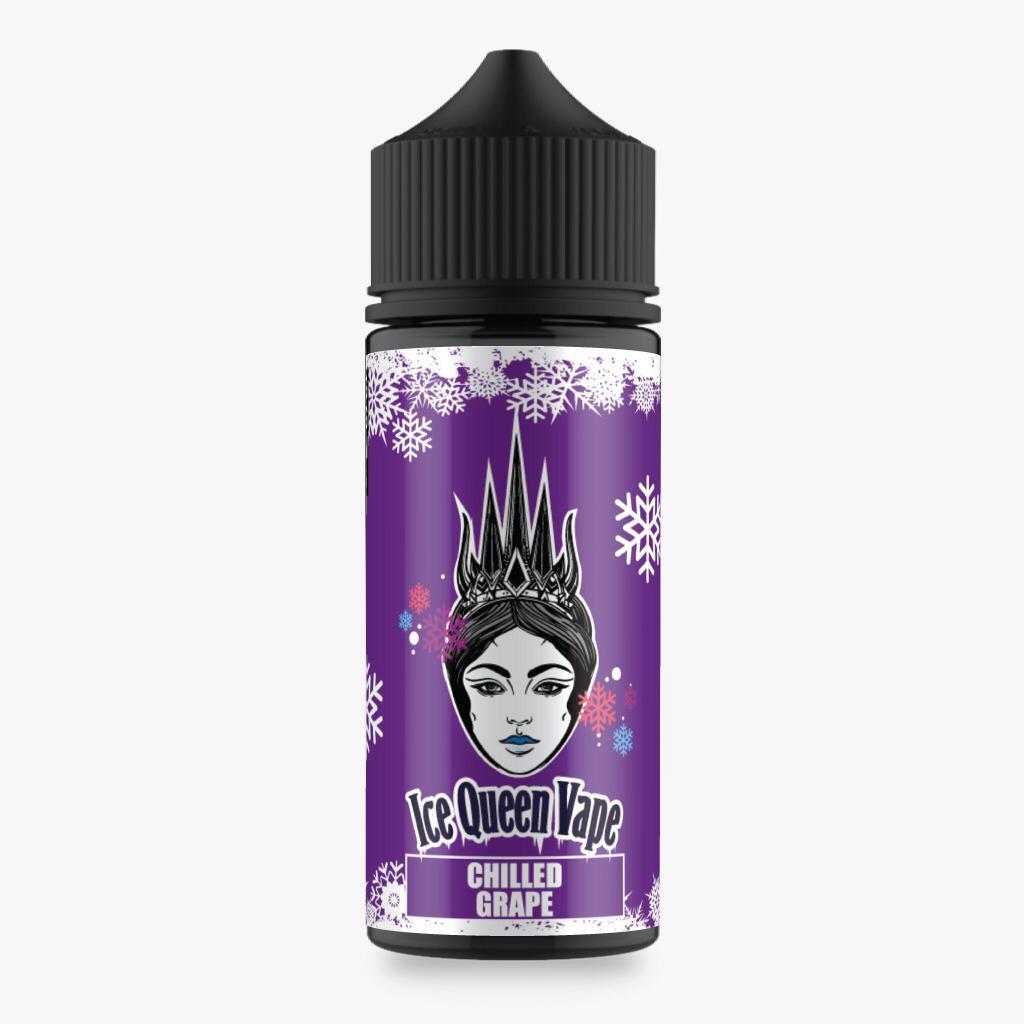 Buy CHILLED GRAPE 100ML E LIQUID ICE QUEEN VAPE - E-Cig Clouds