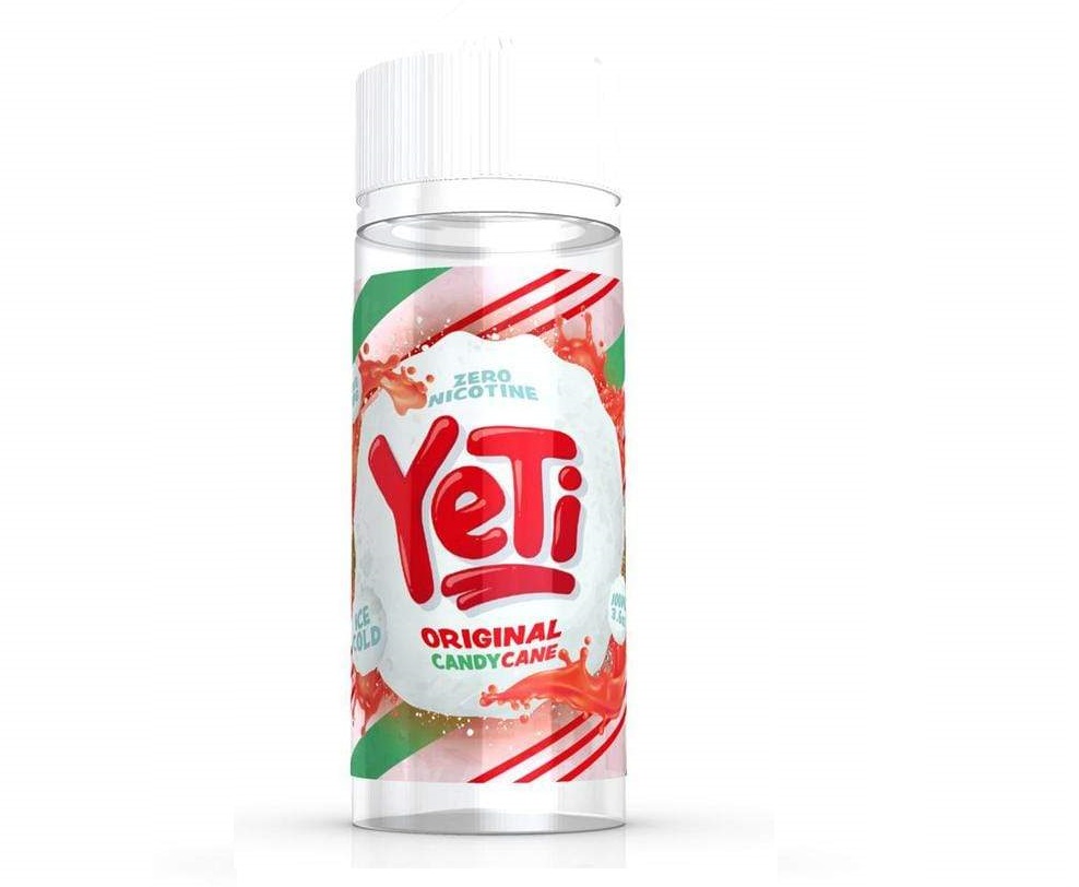 ORIGINAL CANDY CANE 100ML E LIQUID YETI | UK Vape Store | E-Cig Clouds