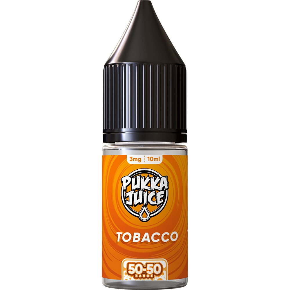 TOBACCO 10 X 10ML E LIQUID 50/50 PUKKA JUICE | UK Vape Store | E-Cig Clouds