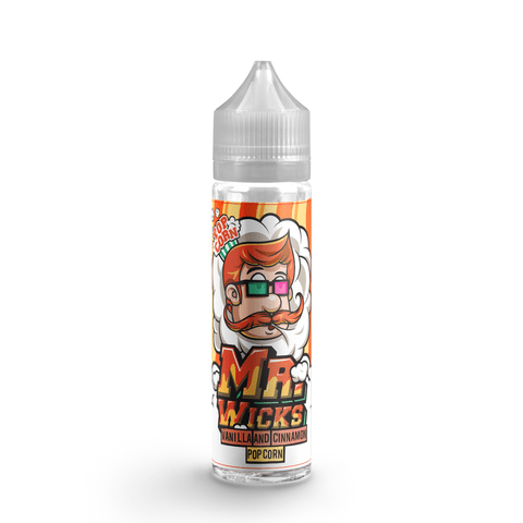 VANILLA AND CINNAMON POPCORN E-LIQUID 50ML BY MR WICKS | UK Vape Store ...