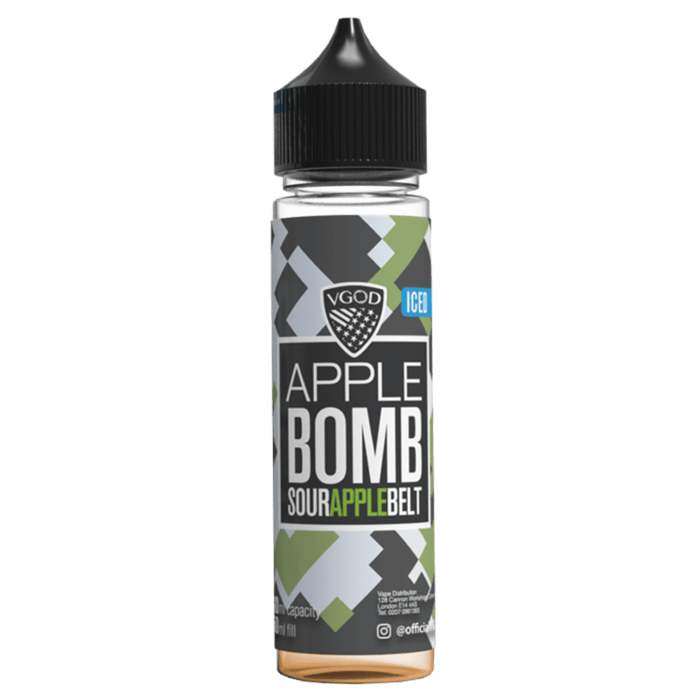 APPLE BOMB ICED 50ML E-LIQUID VGOD | UK Vape Store | E-Cig Clouds