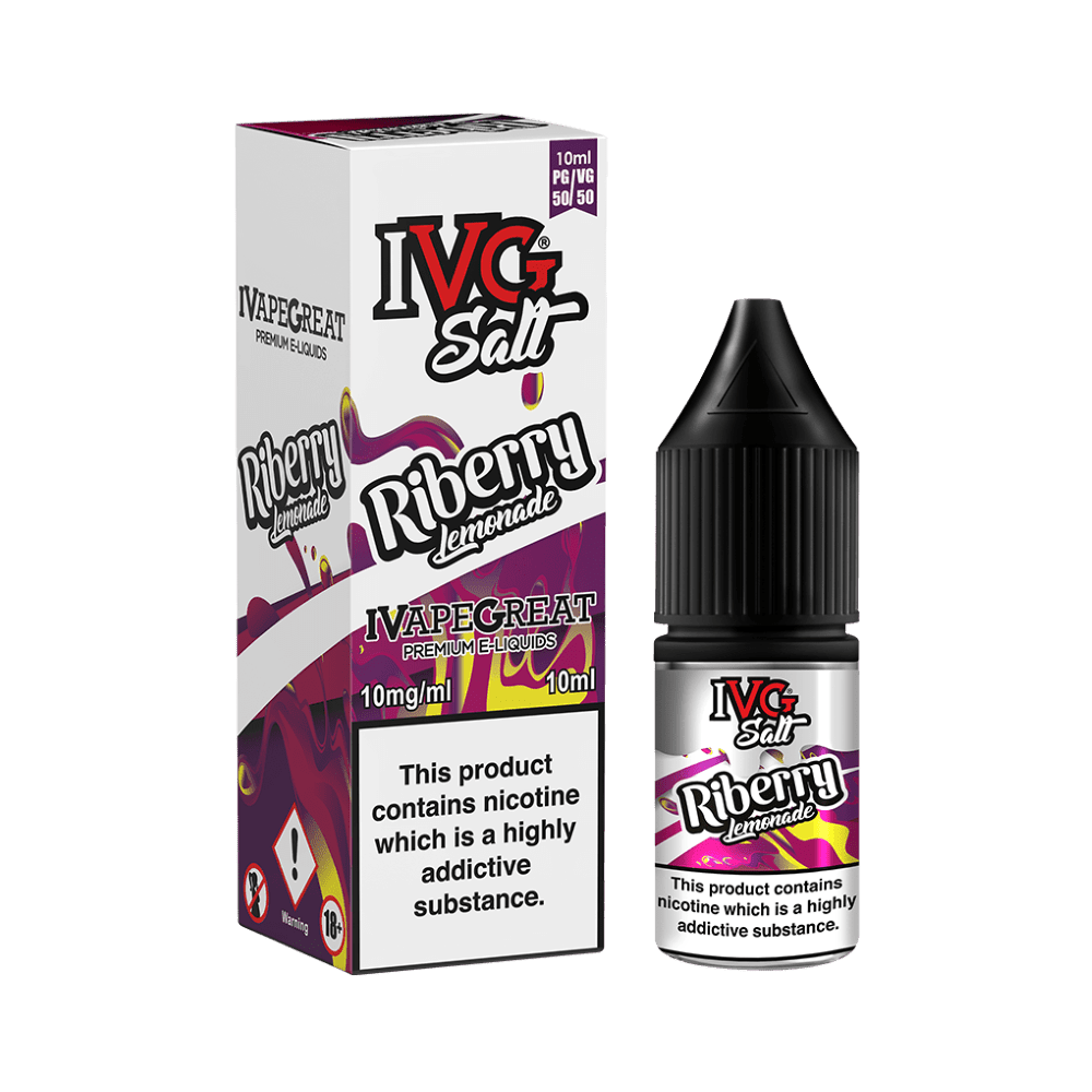 Buy RIBERRY LEMONADE NIC SALT 10ML IVG Online Shopping - E-Cig Clouds