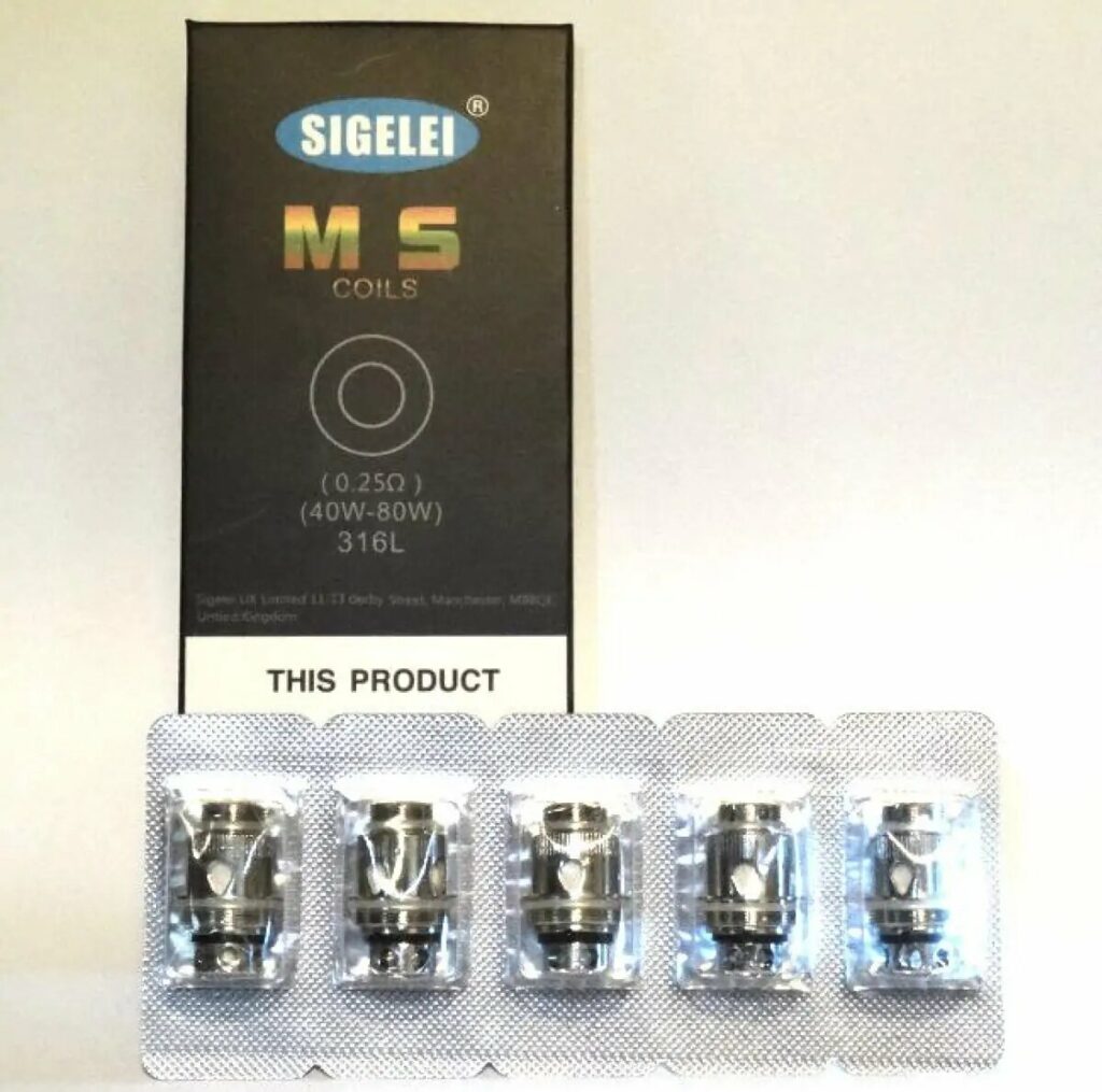 SIGELEI MS COILS (5 PACK) | UK Vape Store | E-Cig Clouds