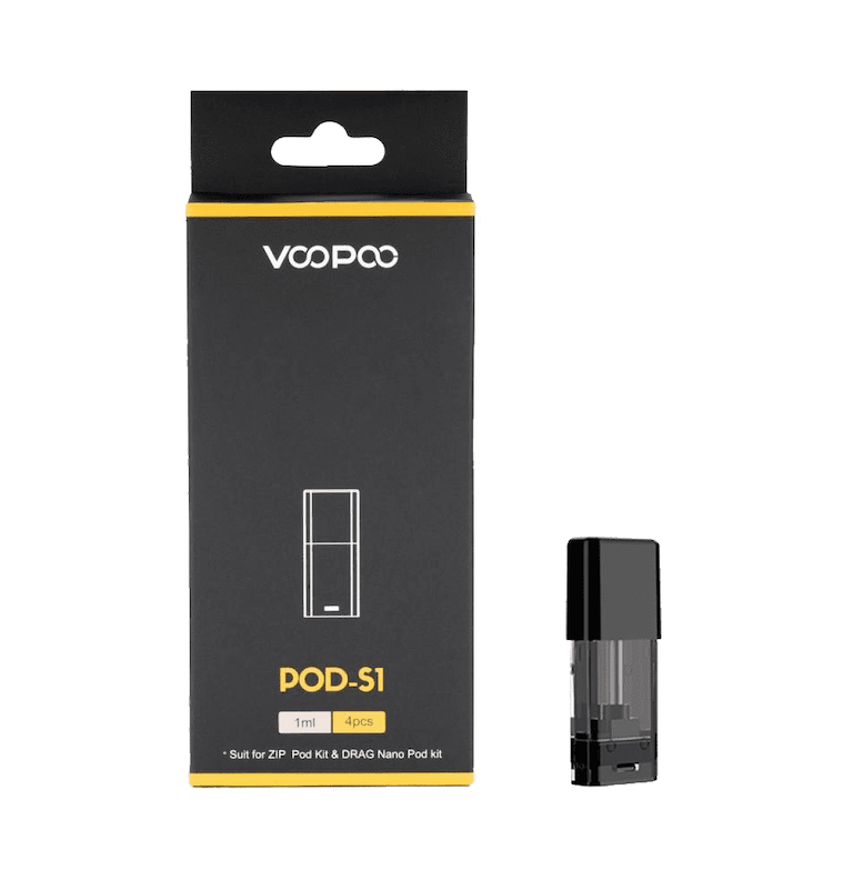 VOOPOO DRAG NANO S1 PODS 1.8 OHM (4 PACK) | UK Vape Store | E-Cig Clouds