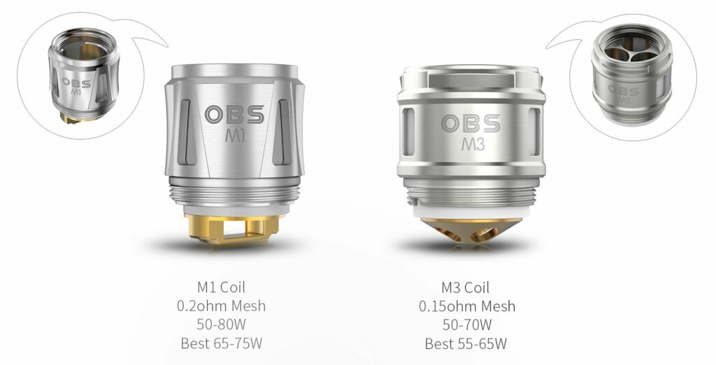 OBS CUBE MESH COILS (5 PACK) | UK Vape Store | E-Cig Clouds