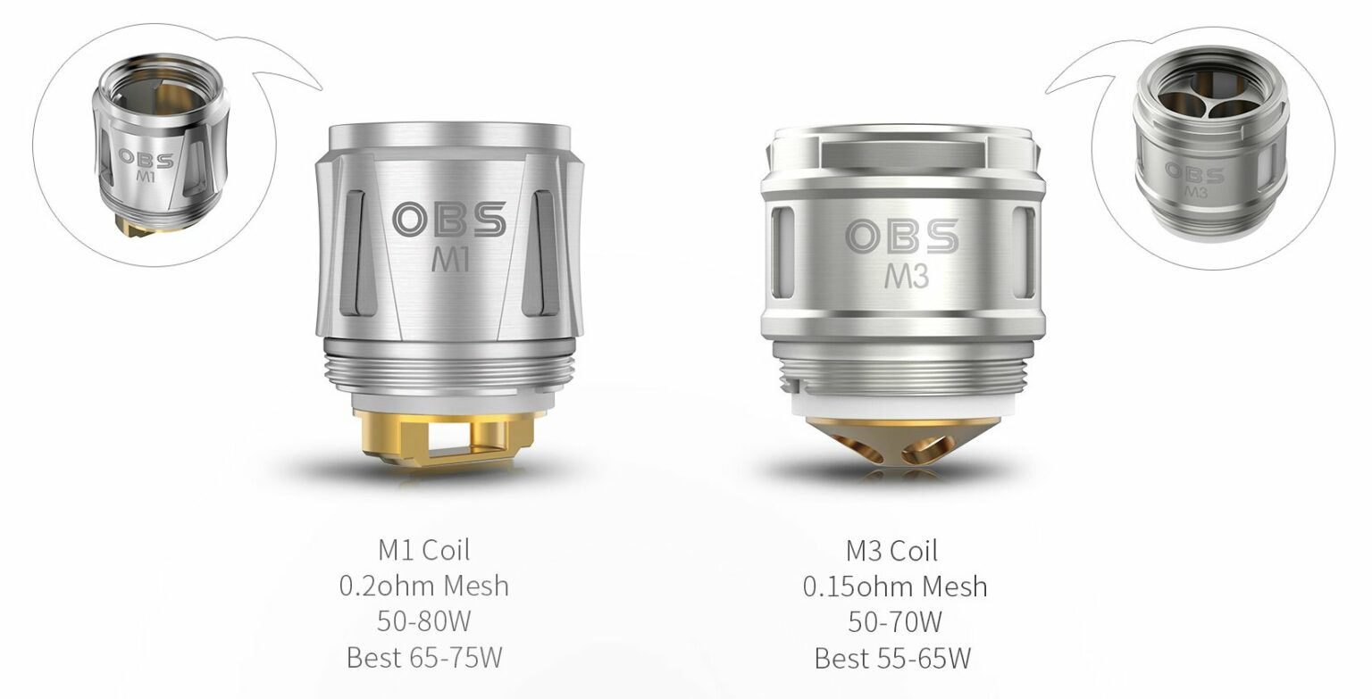 OBS CUBE MESH COILS (5 PACK) | UK Vape Store | E-Cig Clouds