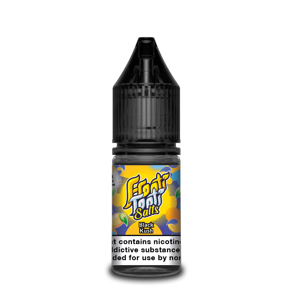 BLACK KUSH 10ML NIC SALT FROOTI TOOTI PACK OF 10 | UK Vape Store | E ...