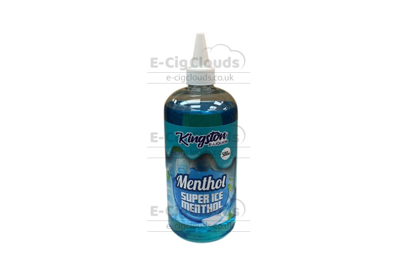 Buy SUPER ICE MENTHOL 500ML E-LIQUID KINGSTON - E-Cig Clouds