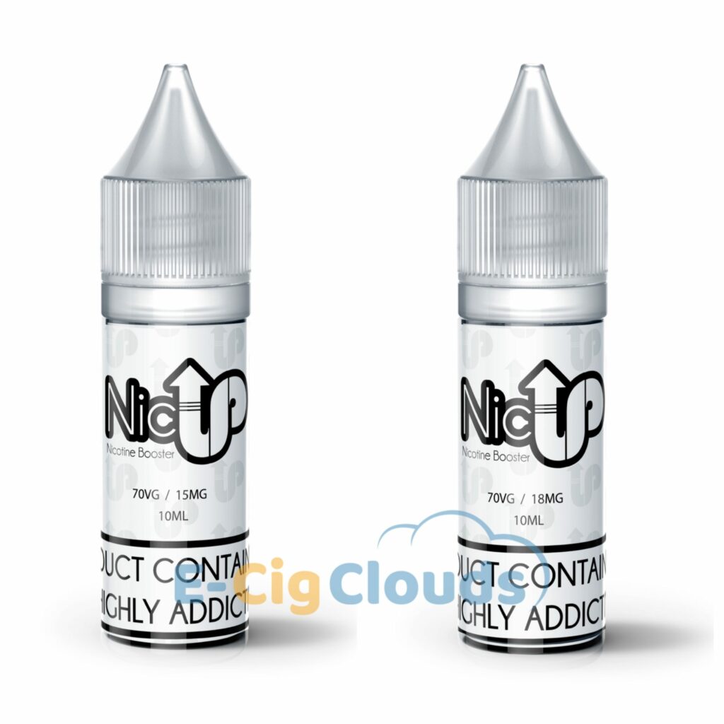 NIC UP - NICOTINE SHOT 10ML 18MG /15MG 70VG | UK Vape Store | E-Cig Clouds