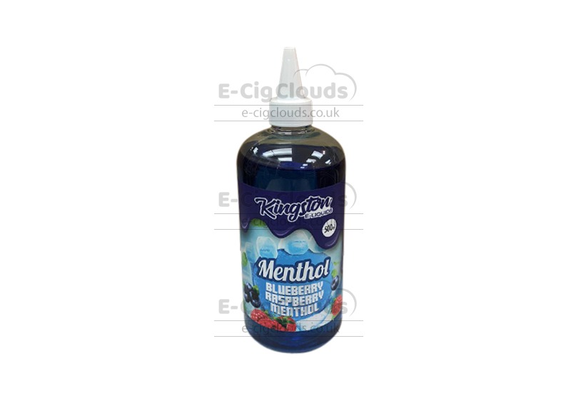 Buy BLUEBERRY RASPBERRY MENTHOL 500ML E-LIQUID KINGSTON - E-Cig Clouds