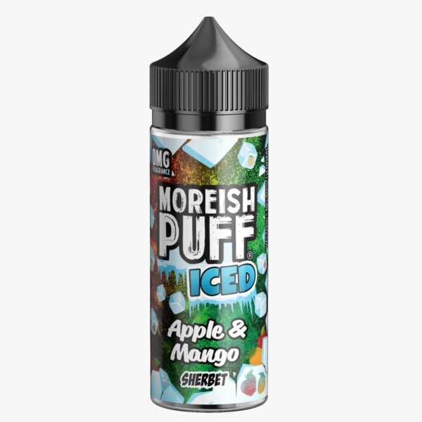 Buy APPLE & MANGO SHERBET (ICED) 100ML E LIQUID BY MOREISH PUFF Online ...