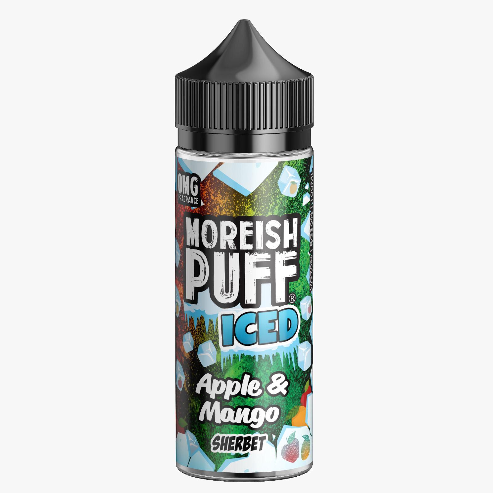 Buy APPLE & MANGO SHERBET (ICED) 100ML E LIQUID BY MOREISH PUFF Online ...