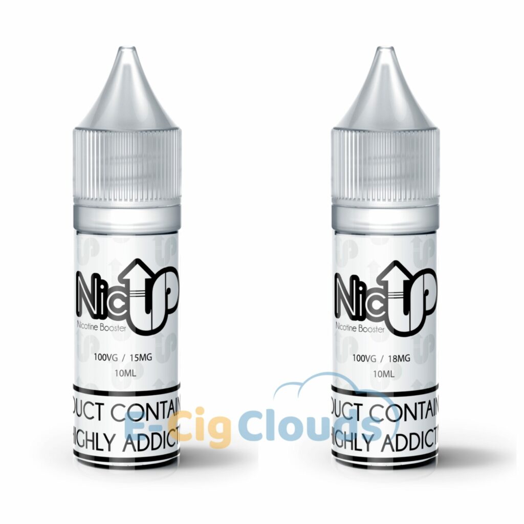 NIC UP - NICOTINE SHOT 10ML 18MG /15MG 100VG | UK Vape Store | E-Cig Clouds