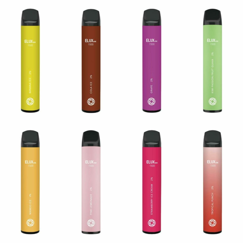 Elux Bar 1500 Disposable Vape Device 20mg Uk Vape Store E Cig Clouds