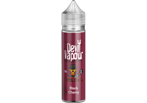 FREDDY CHERRY (BLACK CHERRY) 50ML E LIQUID DEVIL VAPOUR | UK Vape Store ...
