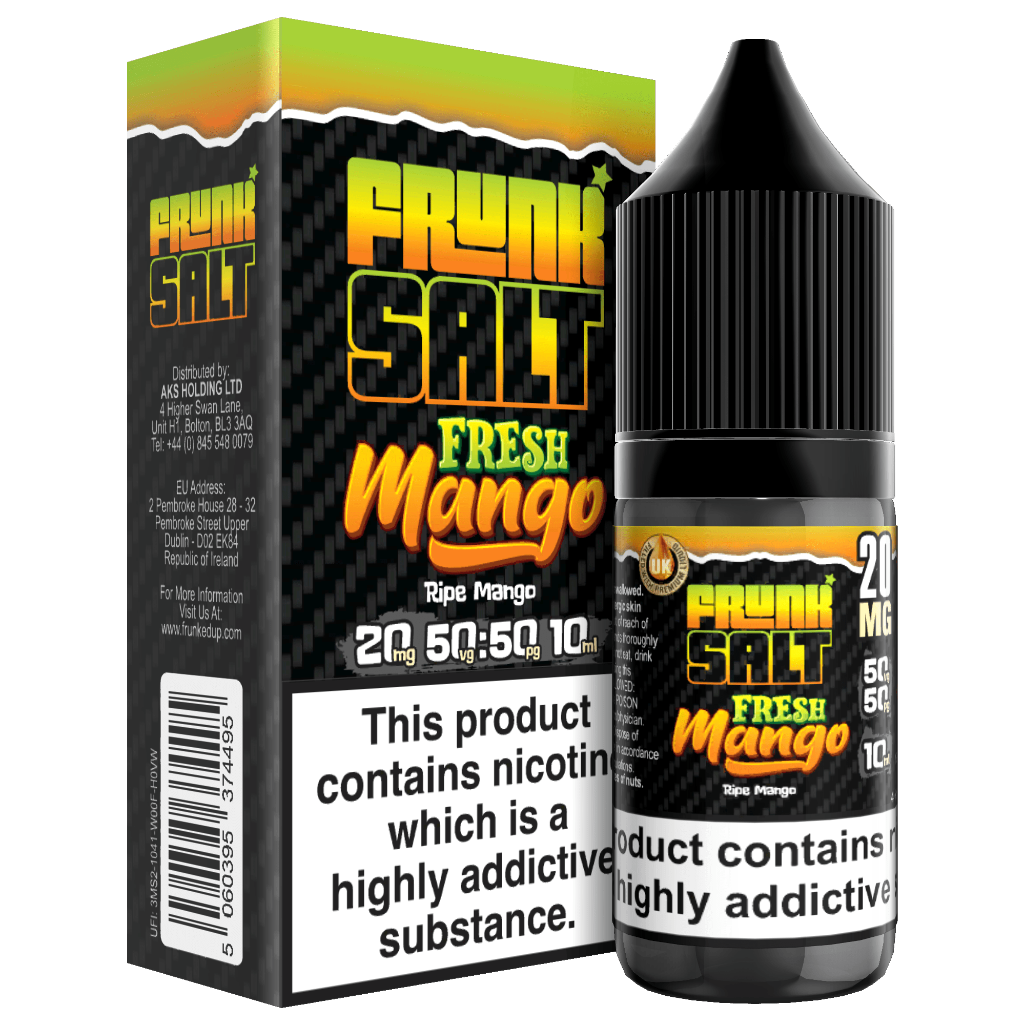 FRESH MANGO NIC SALT 10ML FRUNK SALT PACK OF 5 | UK Vape Store | E-Cig ...