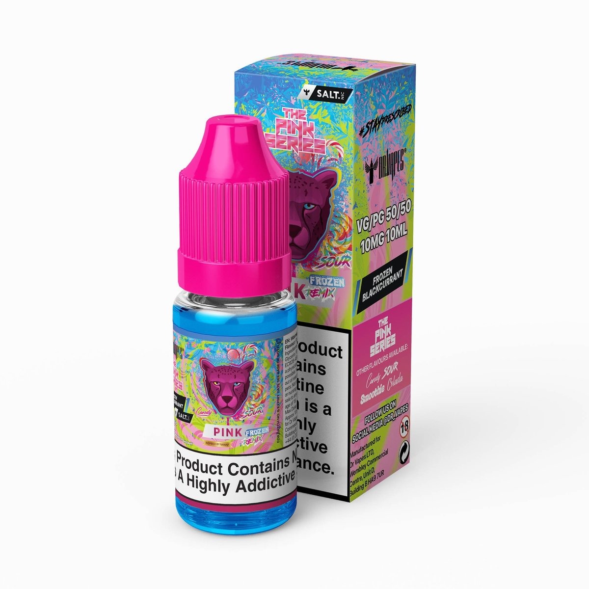 FROZEN PINK REMIX (THE PINK SERIES) 10ML NIC SALT DR VAPES | UK Vape ...