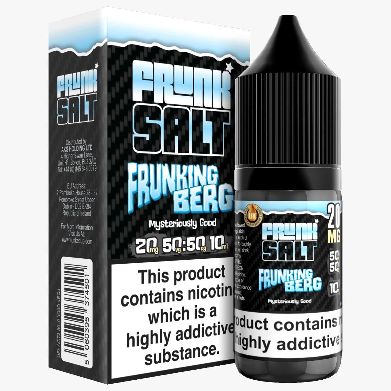 FRUNKING BERG NIC SALT 10ML FRUNK SALT PACK OF 5 | UK Vape Store | E ...