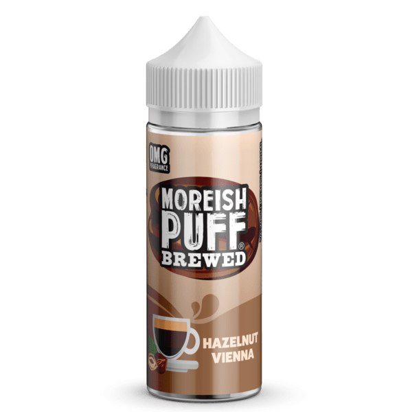 HAZELNUT VIENNA BREWED 100ML E LIQUID BY MOREISH PUFF | UK Vape Store ...