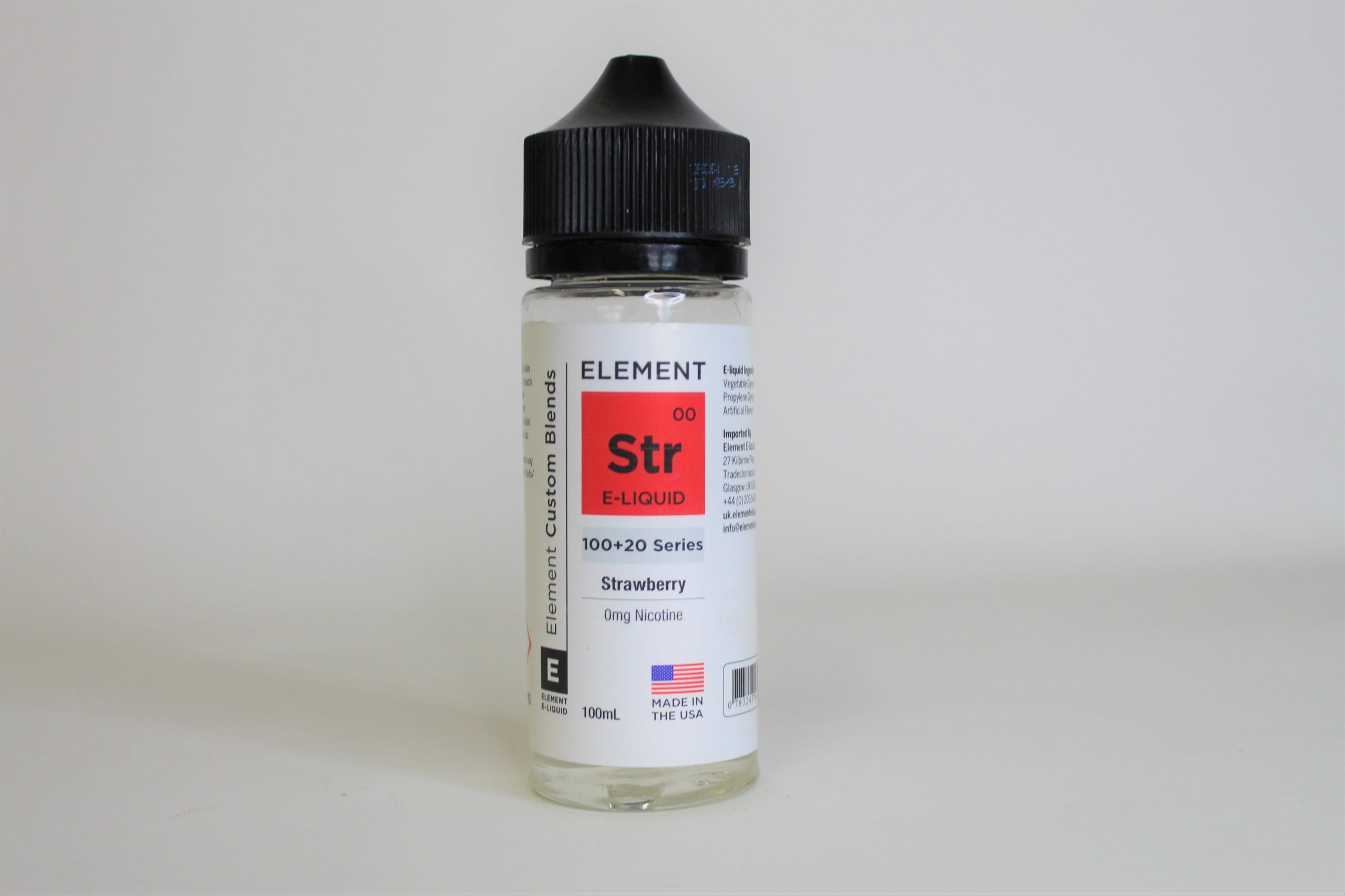 Buy STRAWBERRY 100ML E LIQUID ELEMENT - E-Cig Clouds