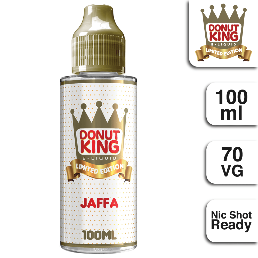 JAFFA 100ML E LIQUID DONUT KING | UK Vape Store | E-Cig Clouds