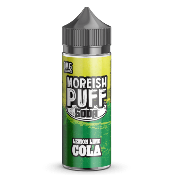 LEMON & LIME COLA SODA 100ML E LIQUID MOREISH PUFF | UK Vape Store | E ...