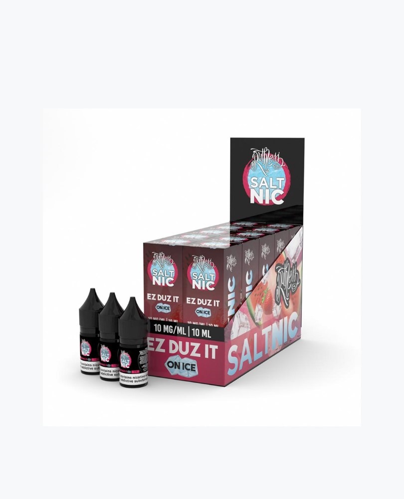EZ DUZ IT ON ICE NIC SALT 10ML RUTHLESS | UK Vape Store | E-Cig Clouds