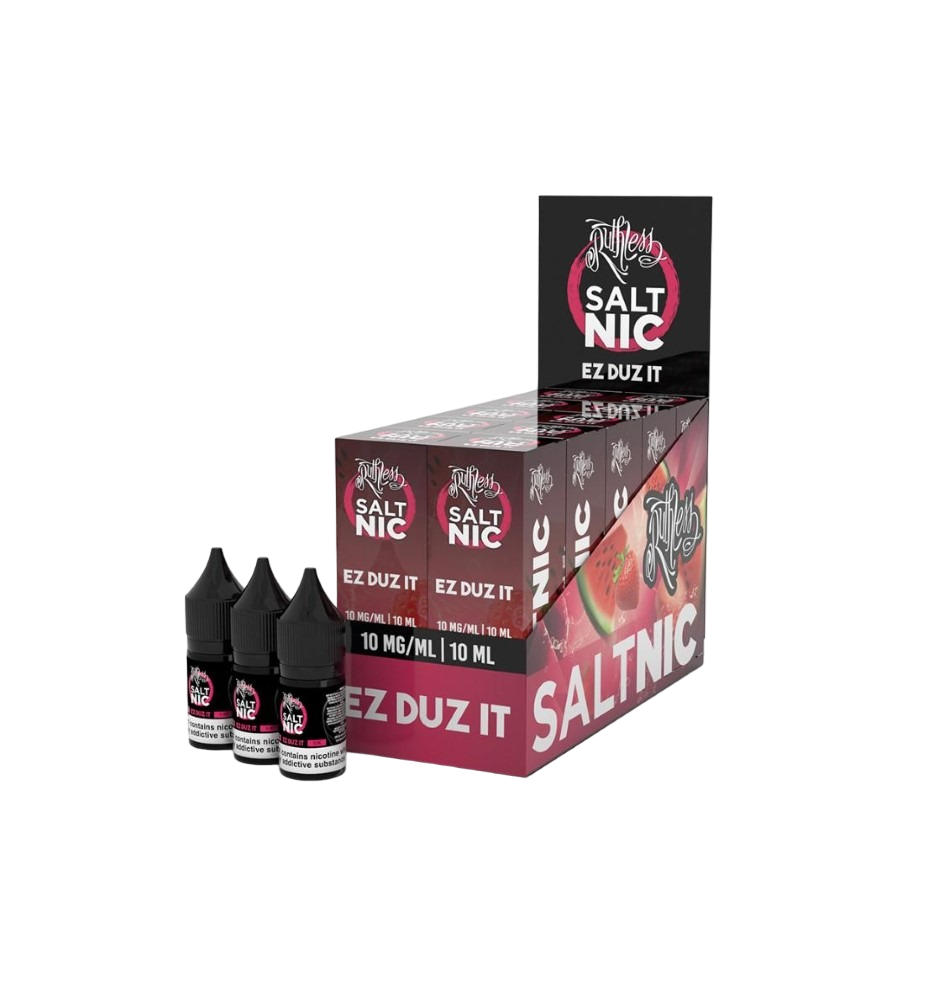 EZ DUZ IT NIC SALT 10ML RUTHLESS | UK Vape Store | E-Cig Clouds