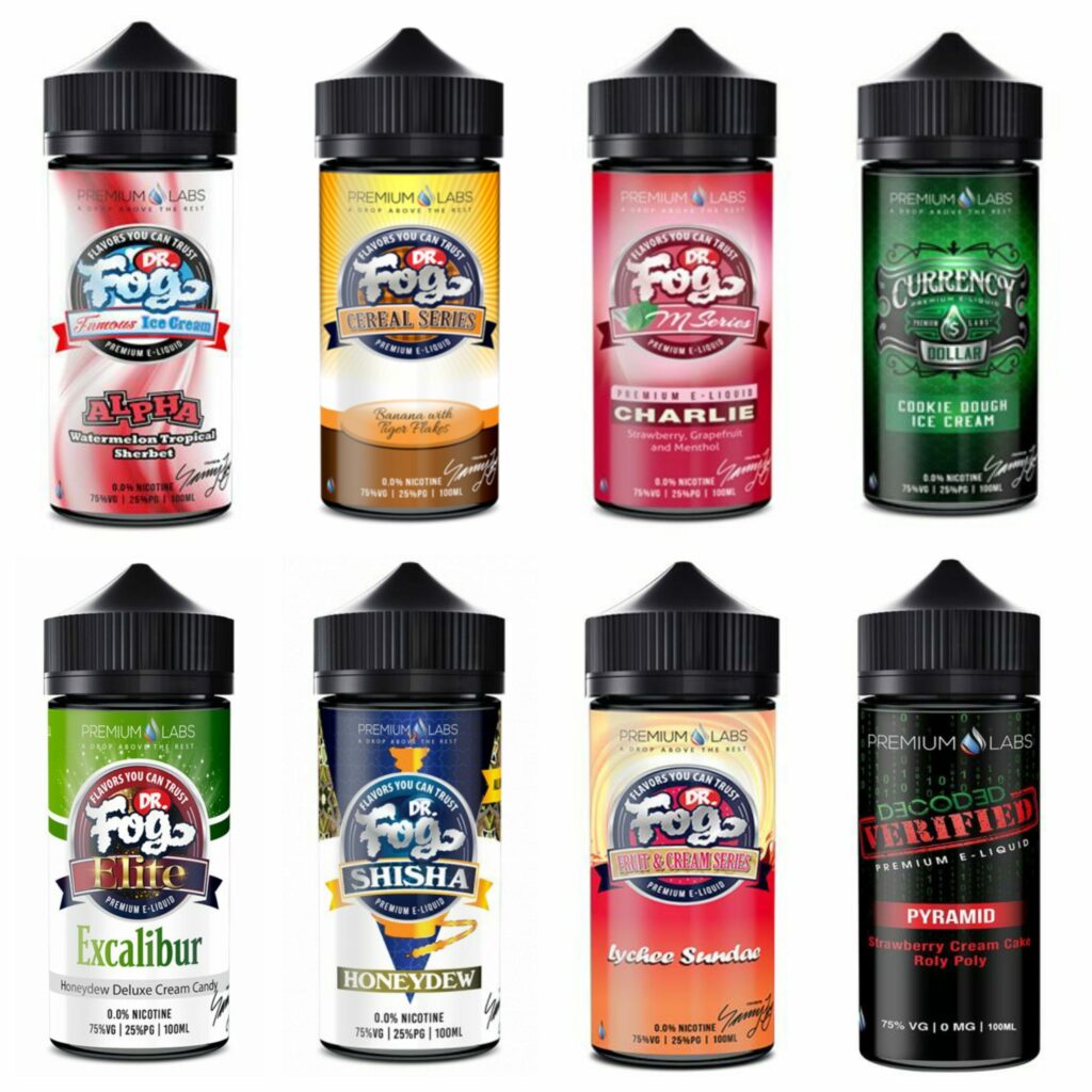 PREMIUM LABS RANGE 100ML E LIQUID EXP | UK Vape Store | E-Cig Clouds
