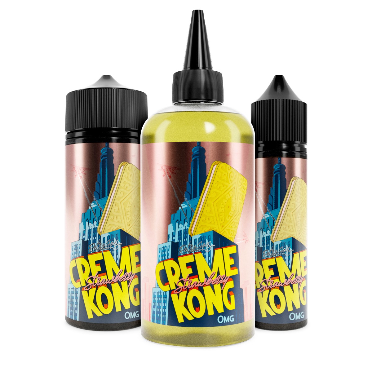 Buy STRAWBERRY E LIQUID BY CREME KONG - E-Cig Clouds