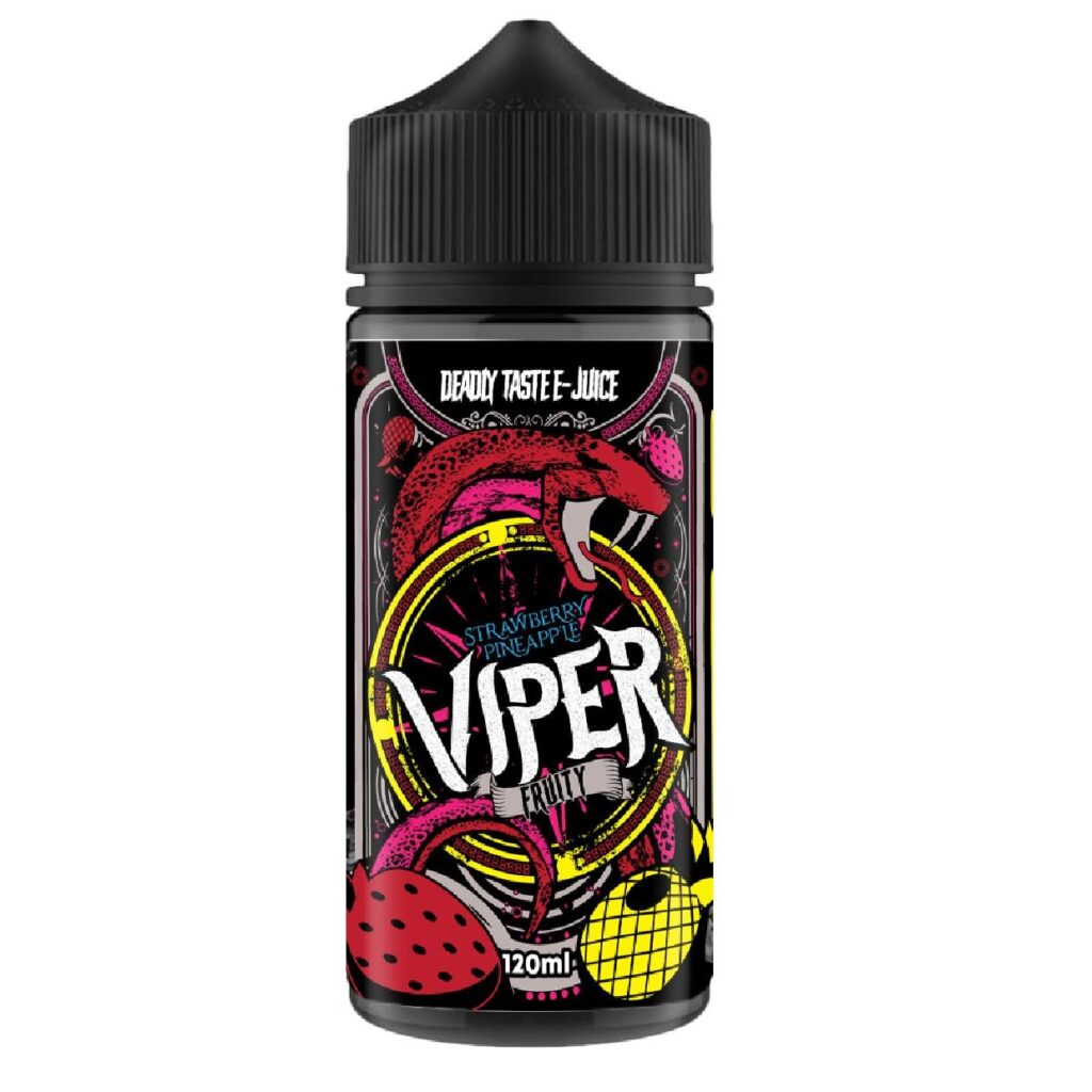 STRAWBERRY PINEAPPLE 100ML E LIQUID VIPER EXP | UK Vape Store | E-Cig ...