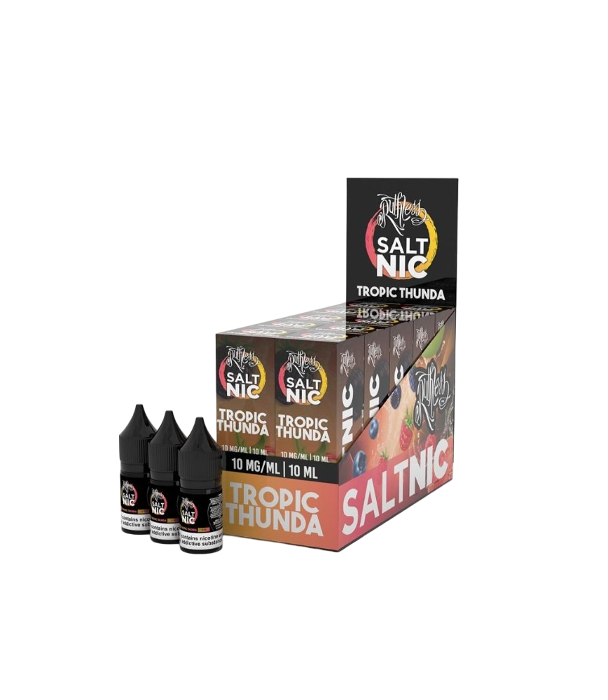 TROPIC THUNDA NIC SALT 10ML RUTHLESS | UK Vape Store | E-Cig Clouds