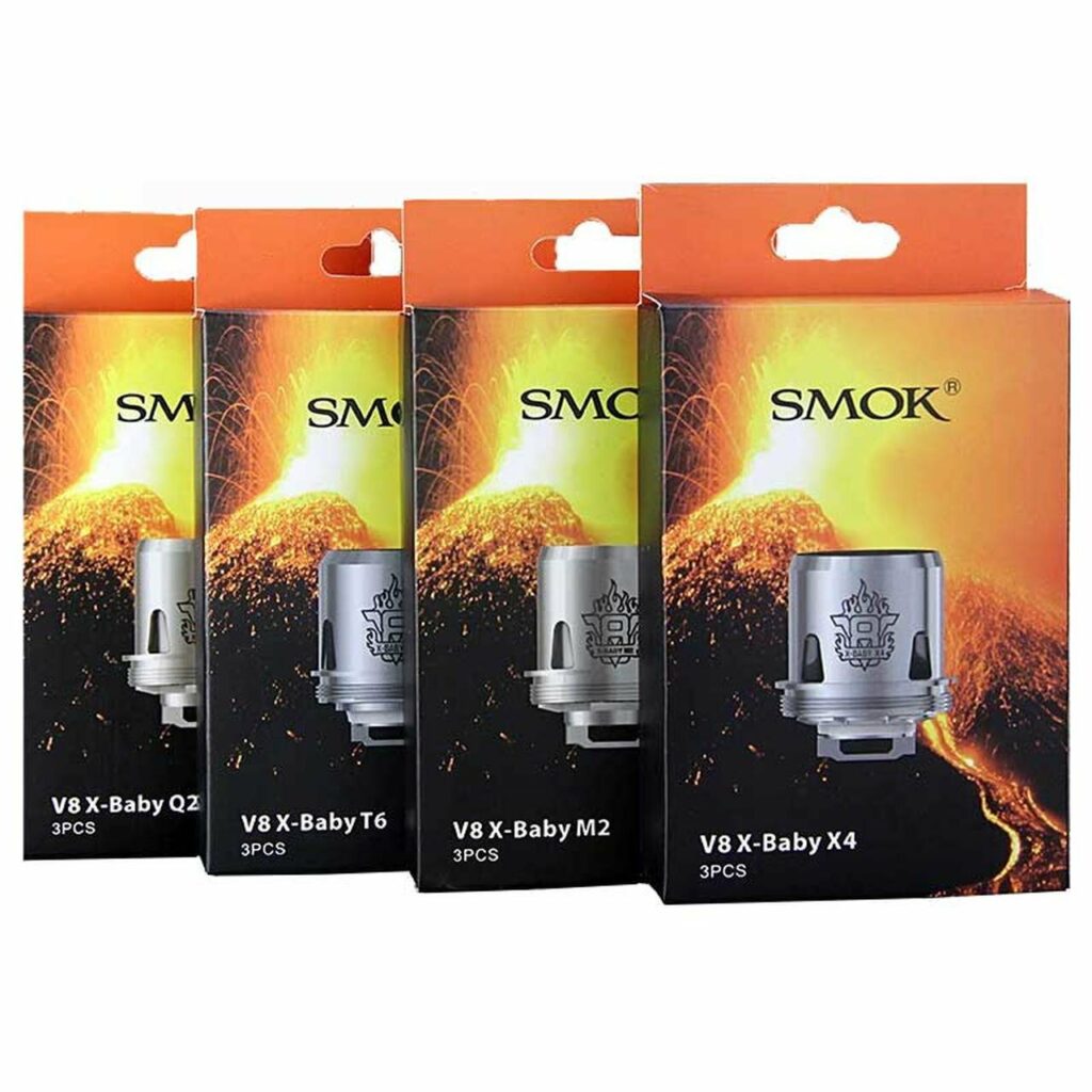 Smok Tfv8 X Baby Coils (3 Pack) | E-Cig Clouds