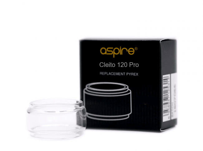 ASPIRE CLEITO 120 PRO REPLACEMENT PYREX BUBBLE GLASS | UK Vape Store ...