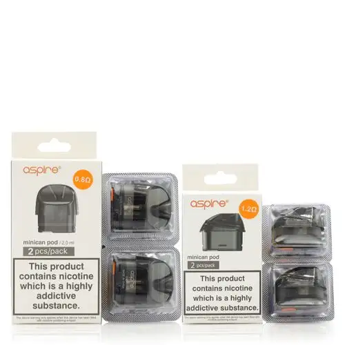 ASPIRE MINICAN REPLACEMENT PODS (2 PACK) | UK Vape Store | E-Cig Clouds