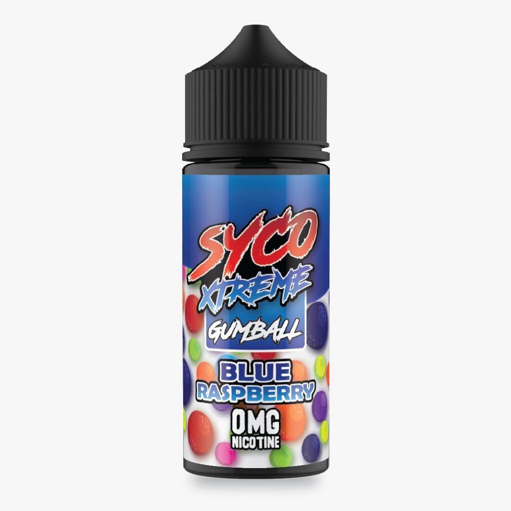 BLUE RASPBERRY (GUMBALL) E LIQUID 100ML SYCO XTREME | UK Vape Store | E ...
