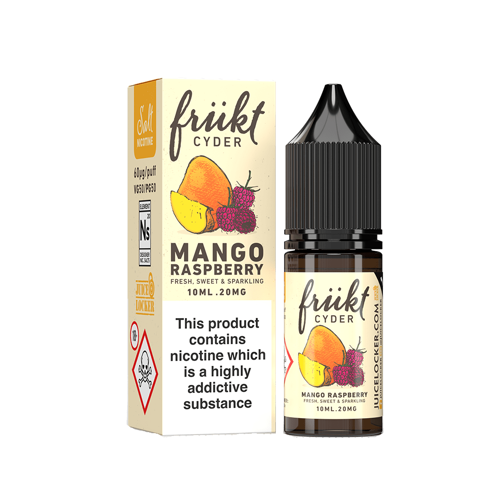 Buy MANGO RASPBERRY 10ML NIC SALT FRUKT CYDER - E-Cig Clouds