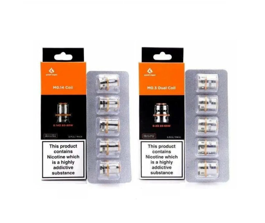 GEEKVAPE M SERIES REPLACEMENT COILS (5 PACK) | UK Vape Store | E-Cig Clouds